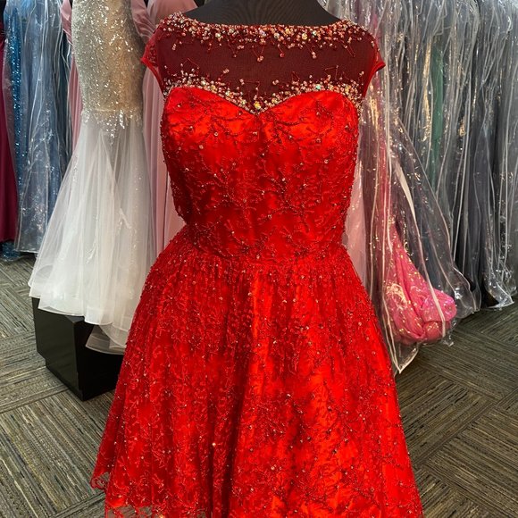 Party Time Formals | Dresses | Red Party Time Short Dress | Poshmark